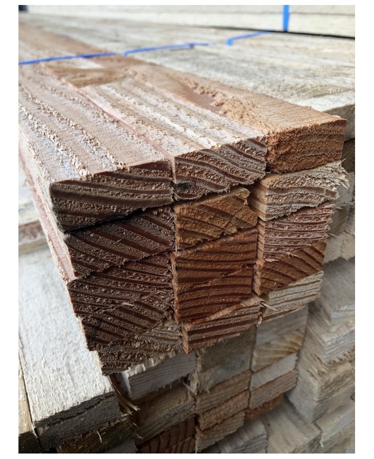 Botte de 45m de Liteaux 20x40 Bruts en 3m pour Construction Extérieure